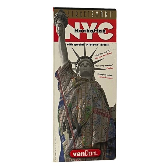Other | Pocket Map Of Manhattan Ny Nyc | Poshmark